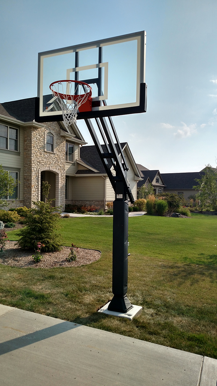 In-Ground Basketball Hoop Installations • Precision Sports