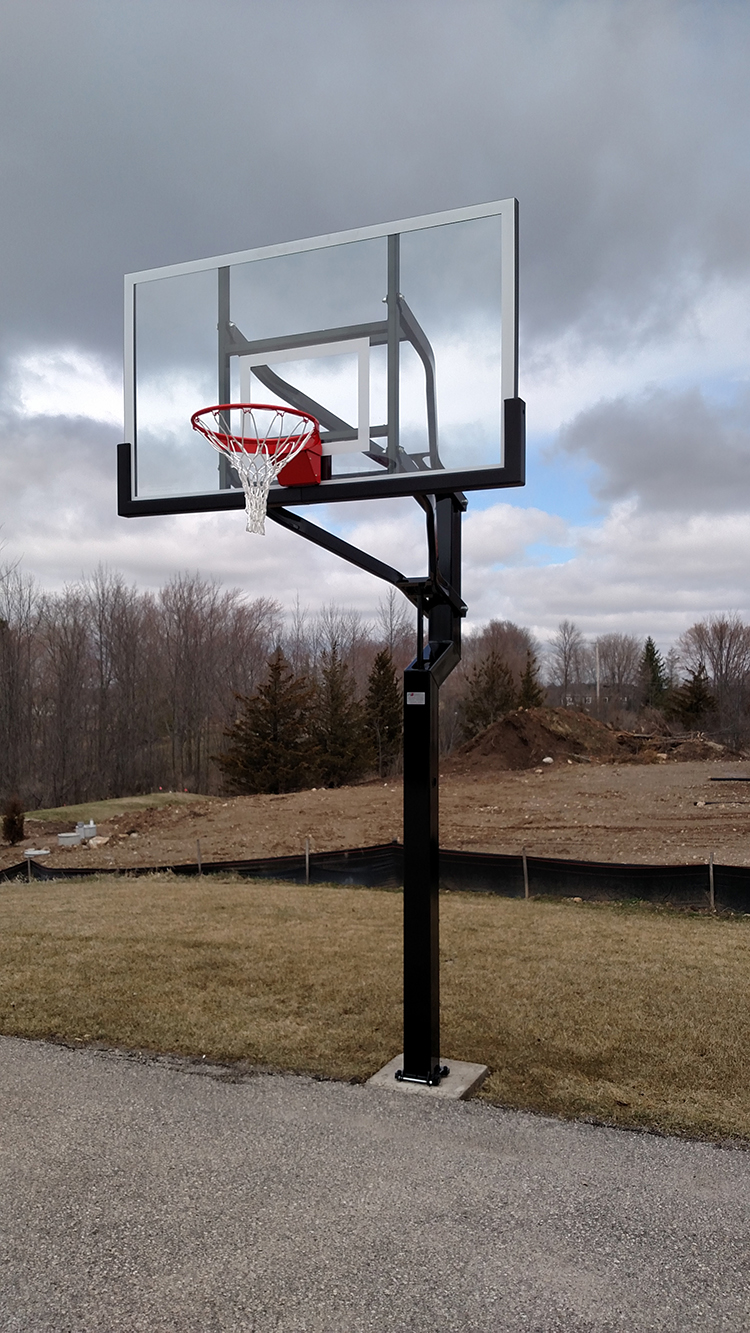 In-Ground Basketball Hoop Installations • Precision Sports