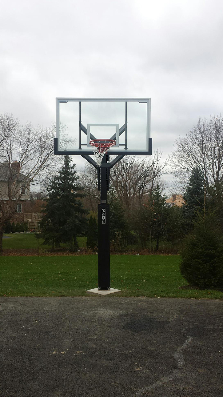In-Ground Basketball Hoop Installations • Precision Sports